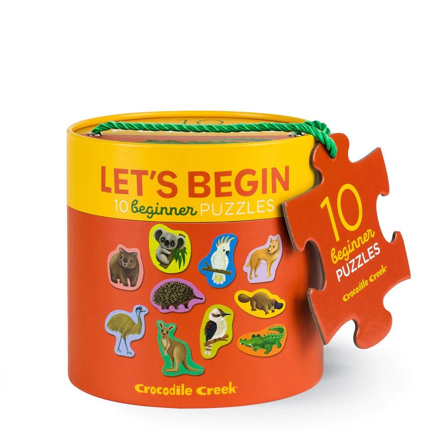 Let's Begin Puzzle 2 Piece - Aussie Animals by Crocodile Creek | The Playful Collective