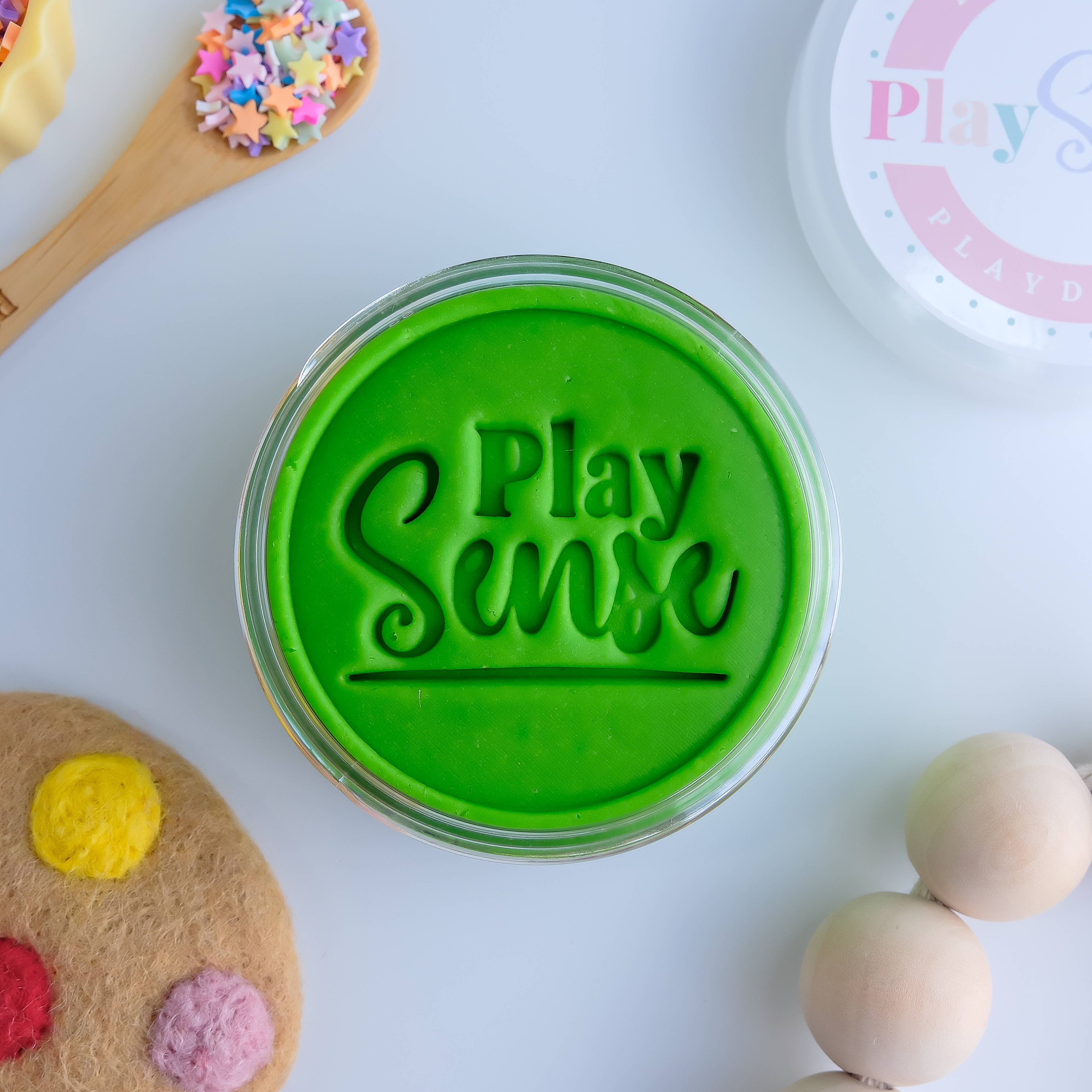 Playdough - Bright Green by Play Sense | The Playful Collective