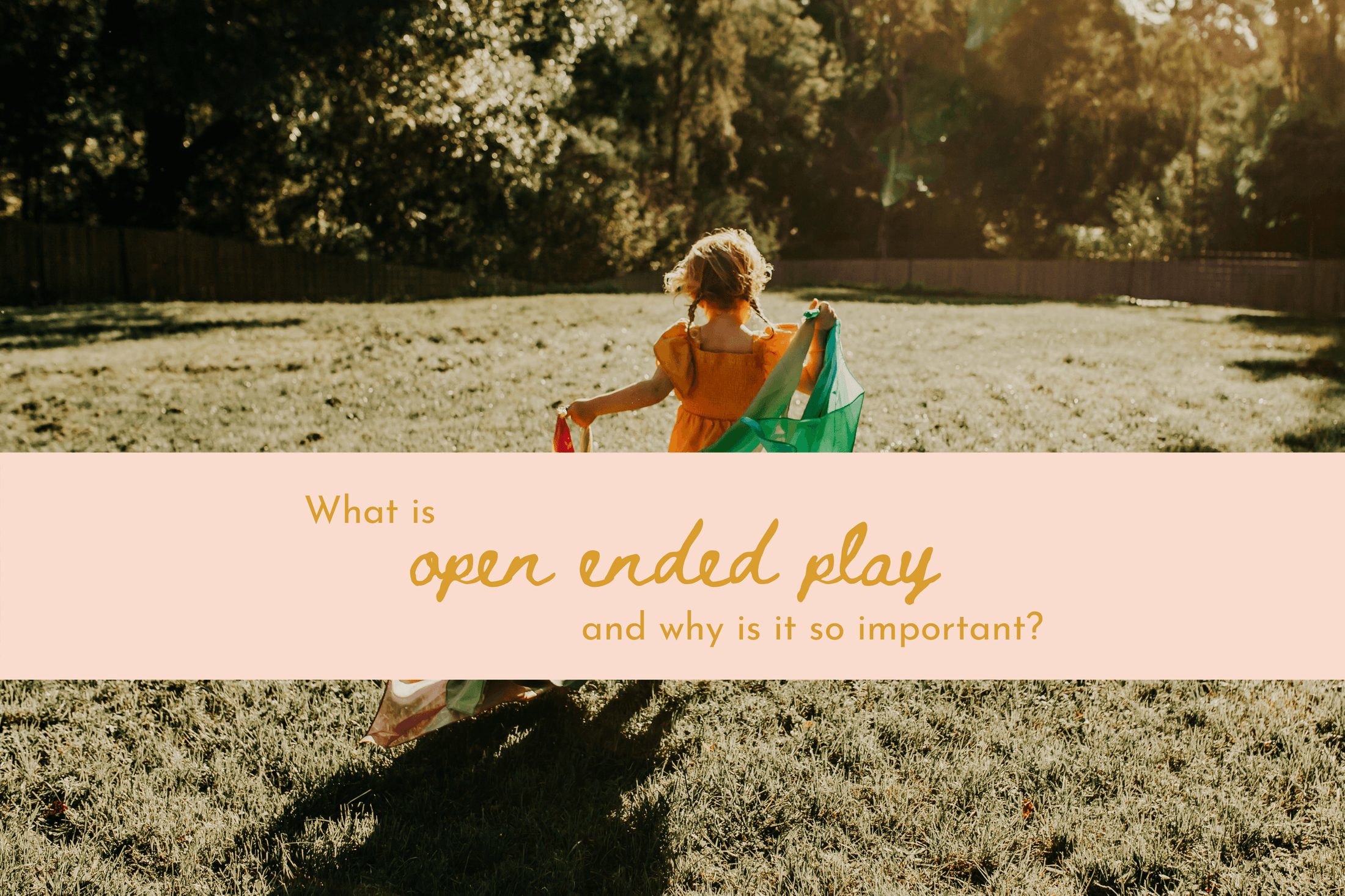 So - what is open-ended play and why is it so important? – The Playful ...