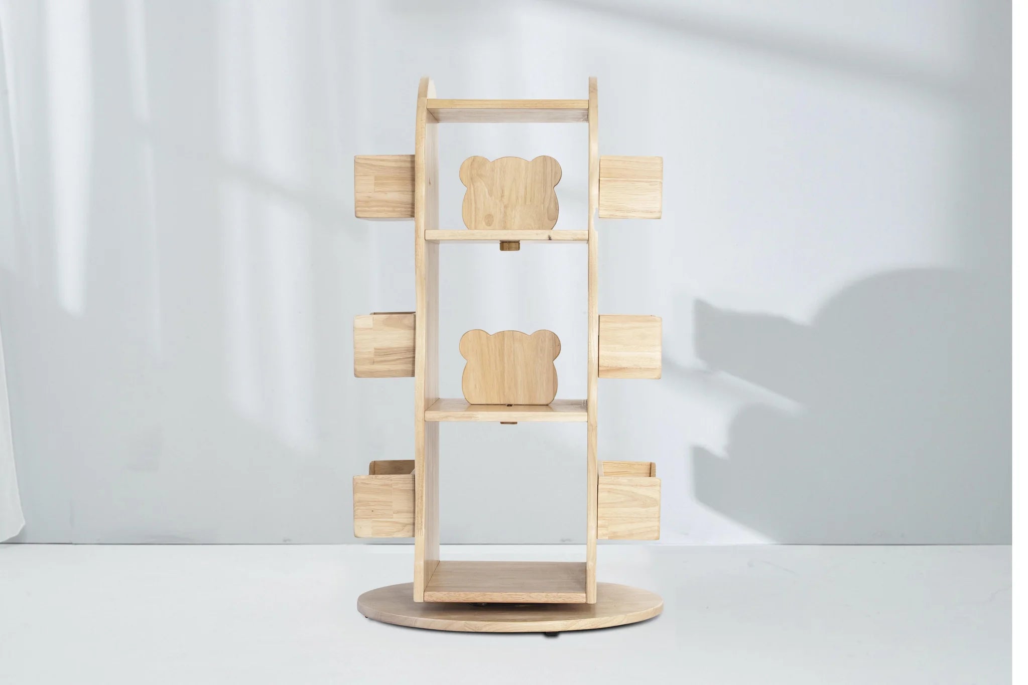 MesaSilla Revolving Solid Wood Bookcase by Bunnytickles | The Playful ...
