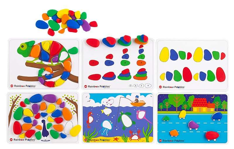 Rainbow Pebbles Activity Set by EdX Education | The Playful Collective