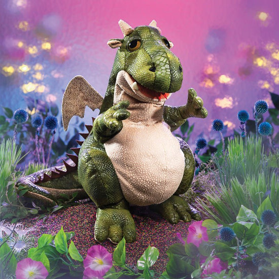 Friendly Dragon Puppet by Folkmanis Puppets | The Playful Collective