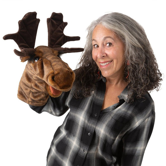 Moose Stage Puppet by Folkmanis Puppets | The Playful Collective