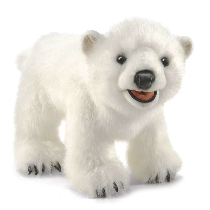 Polar Bear Cub Puppet by Folkmanis Puppets | The Playful Collective