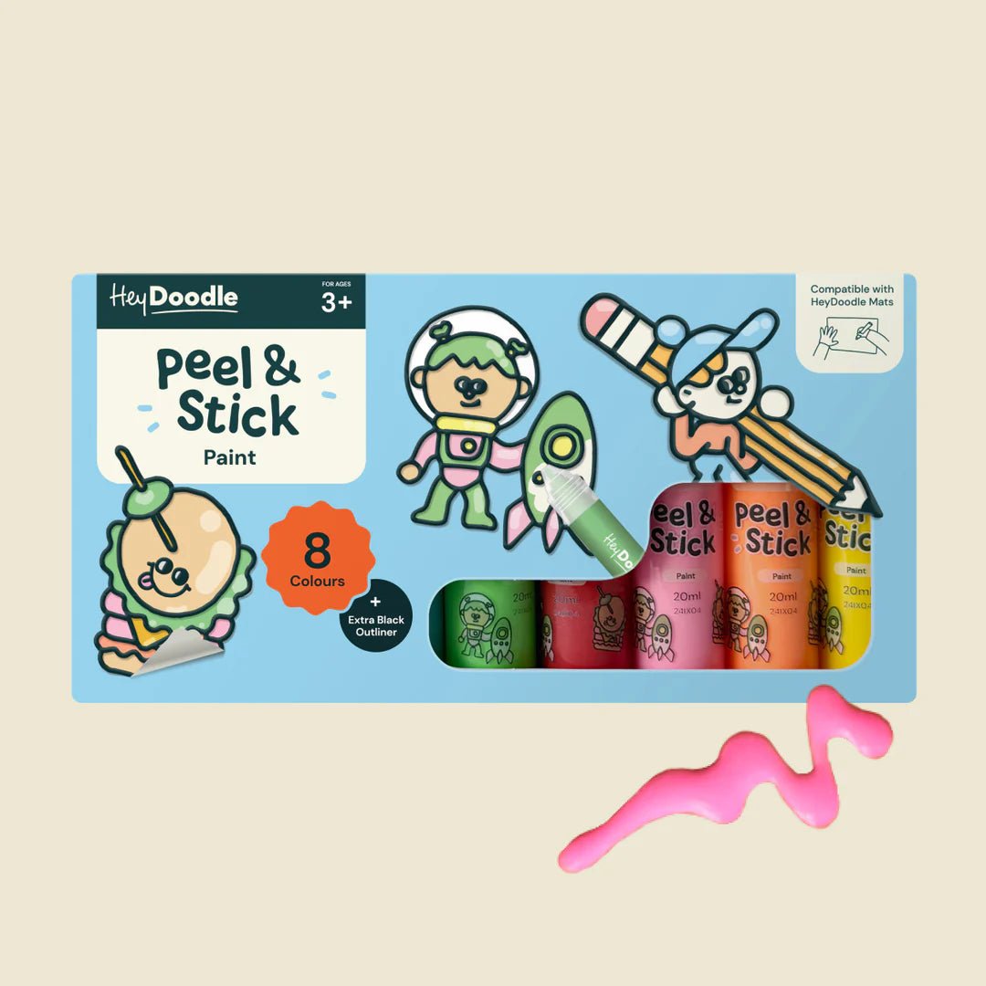 Peel & Stick Solid Paint - Easy Peel Stickable Colours by Hey Doodle ...