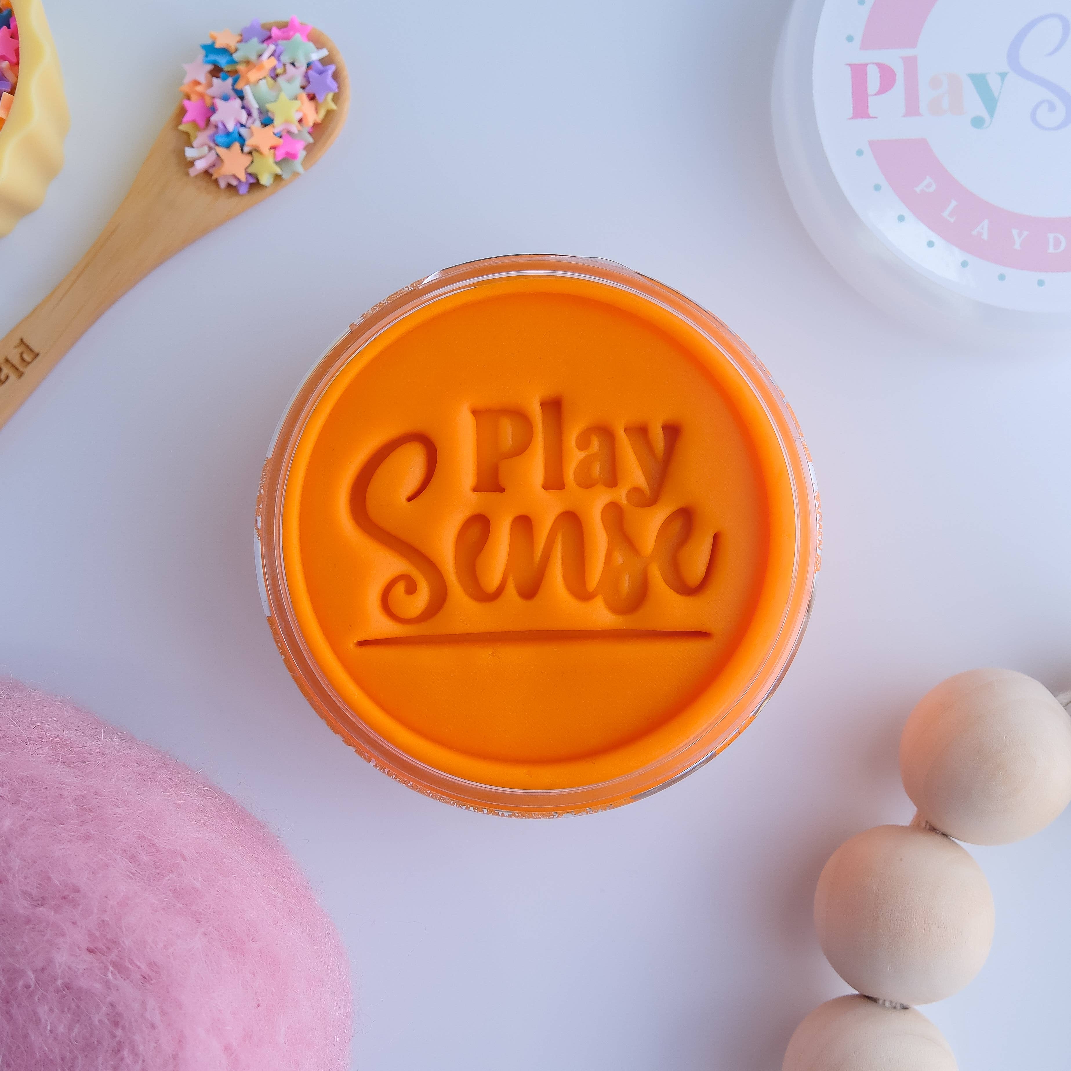 Playdough - Bright Orange by Play Sense | The Playful Collective