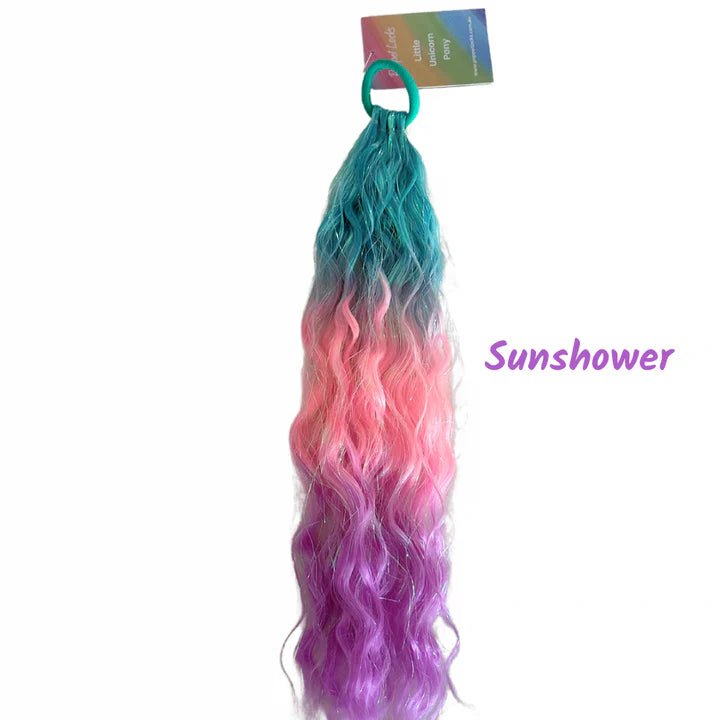 14" Little Mermaid Waves Ponytail - Sunshower by Poppet Locks | The ...