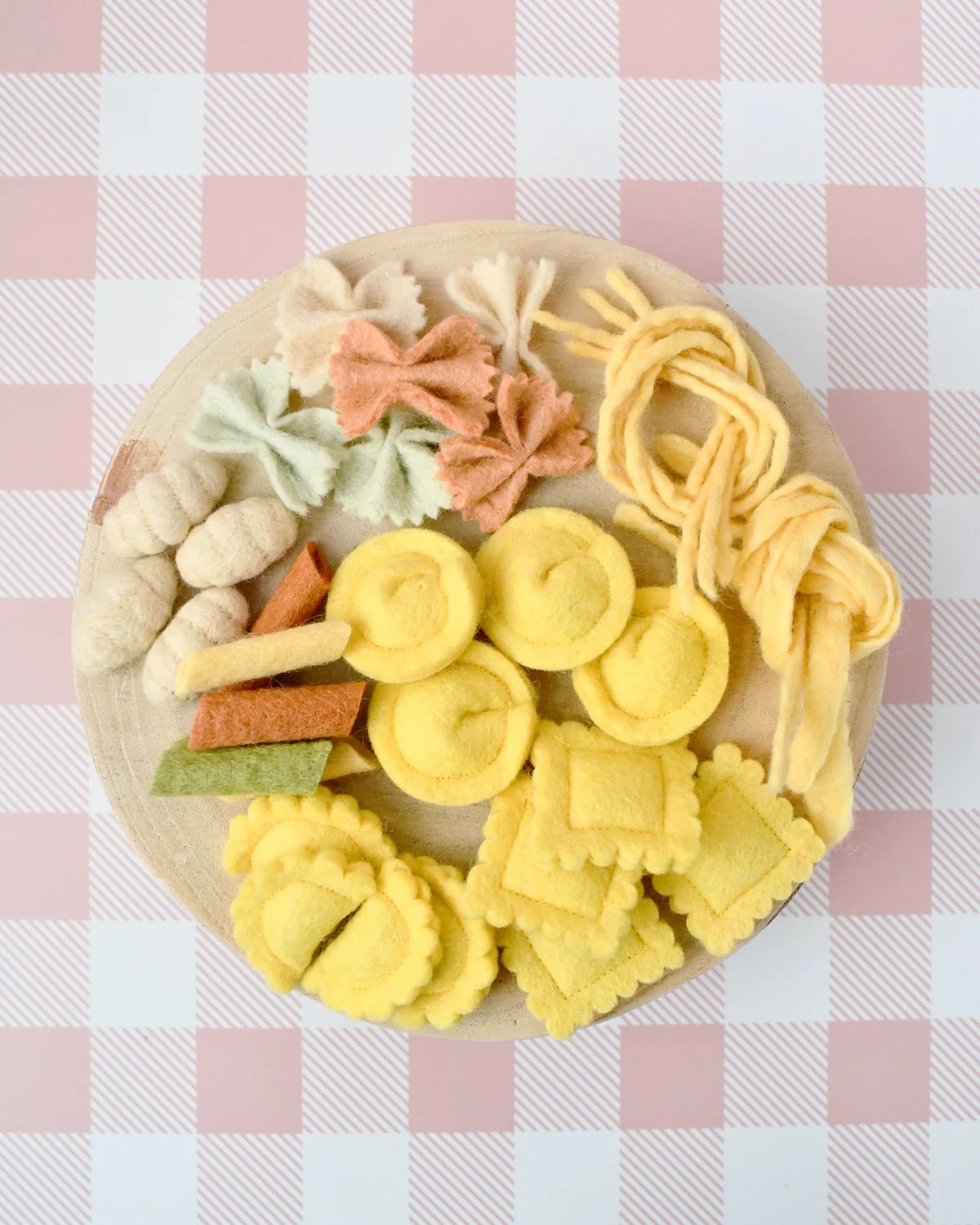 Felt Pasta Pretend Play Food Set by Tara Treasures | The Playful Collective
