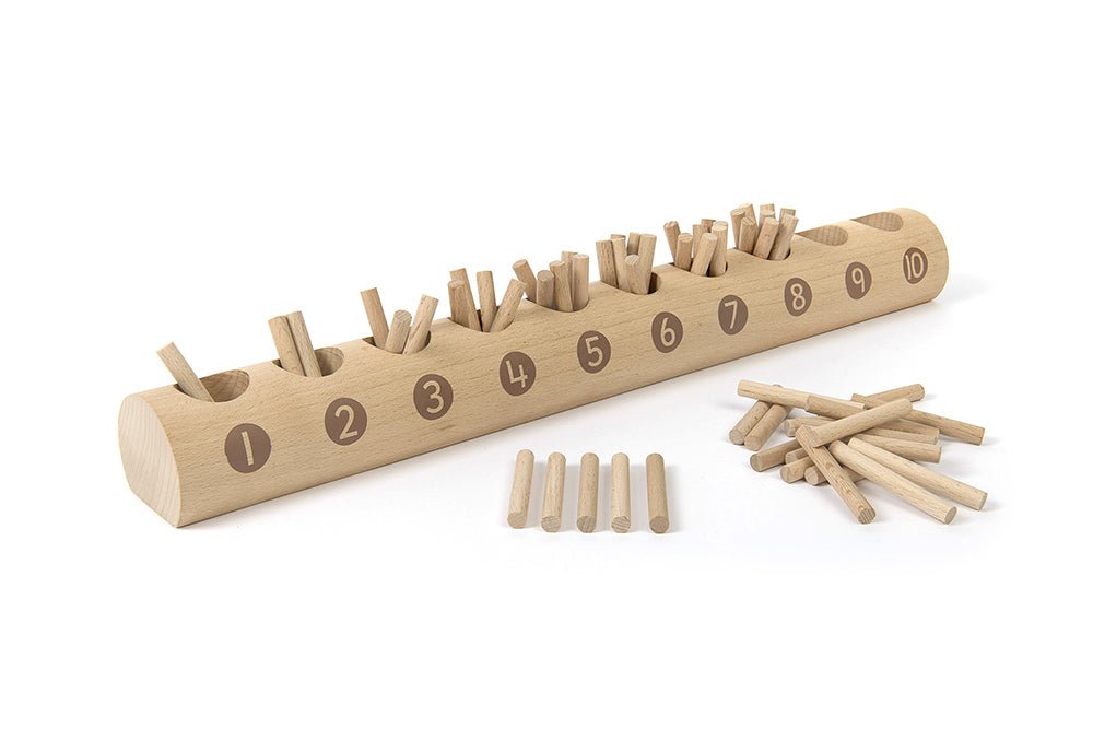 Natural Counting Log by Yellow Door | The Playful Collective