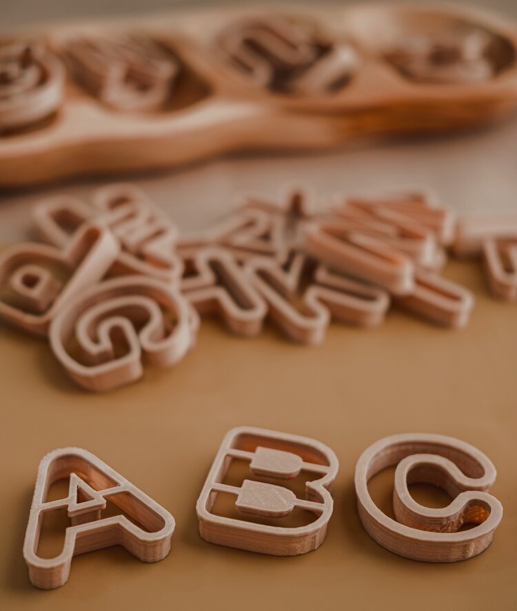 Alphabet Eco Cutter Set by Kinfolk Pantry | The Playful Collective
