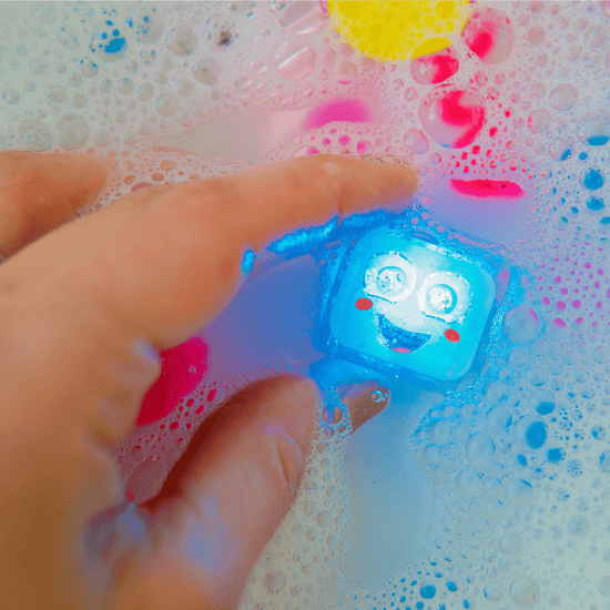 New Glo Pals Light Up Water Activated Sensory Cubes Blair Blue By