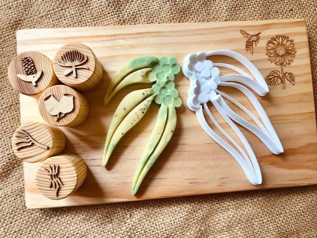 Golden Wattle Bio Cutter by Beadie Bug Play | The Playful Collective