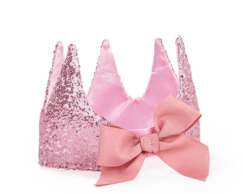 Precious Pink Sequin Crown by Great Pretenders | The Playful Collective
