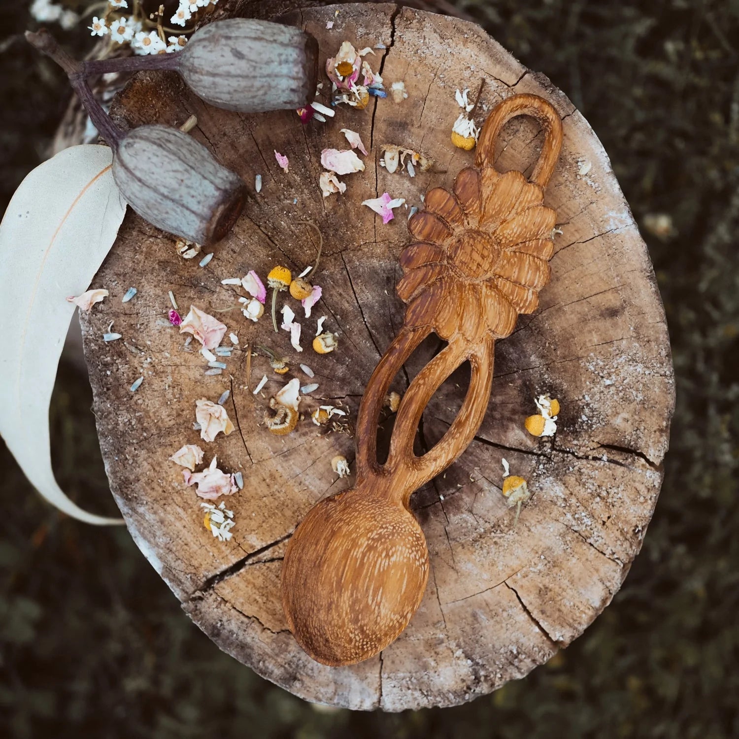 Handcrafted Daisy Spoon by Wild Mountain Child | The Playful Collective