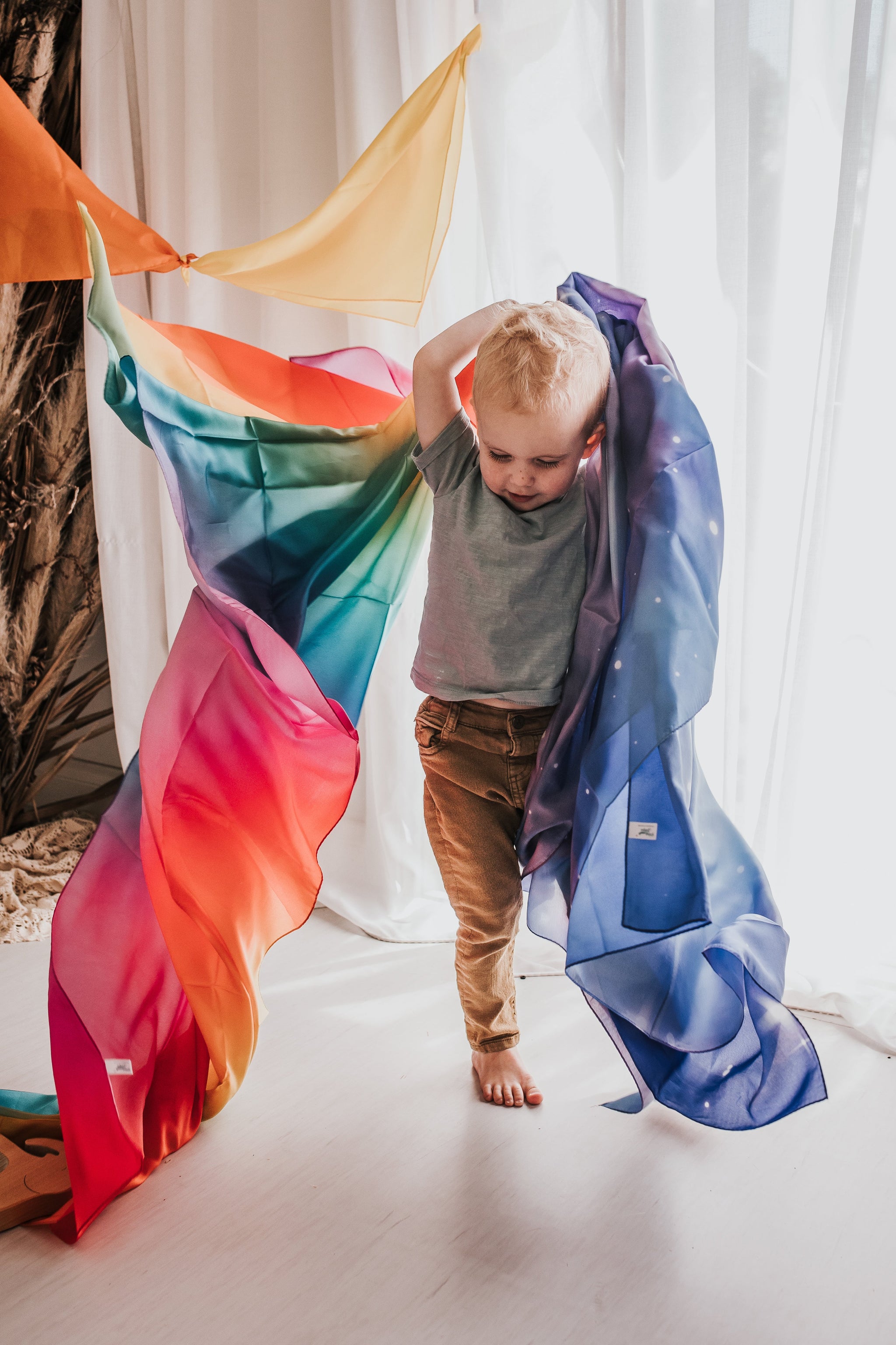 Jumbo Play Silk - Rainbow by Play Silkies | The Playful Collective
