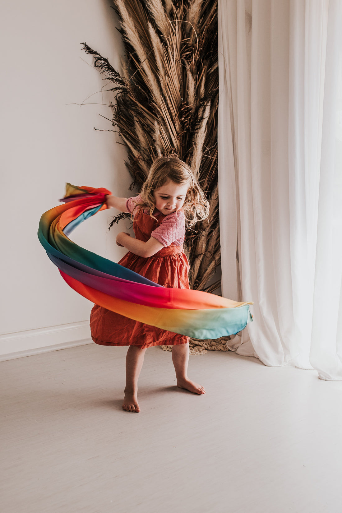 Jumbo Play Silk - Rainbow by Play Silkies | The Playful Collective