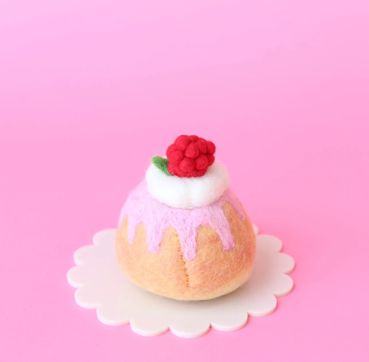 Raspberry Sponge Cake by Juni Moon | The Playful Collective