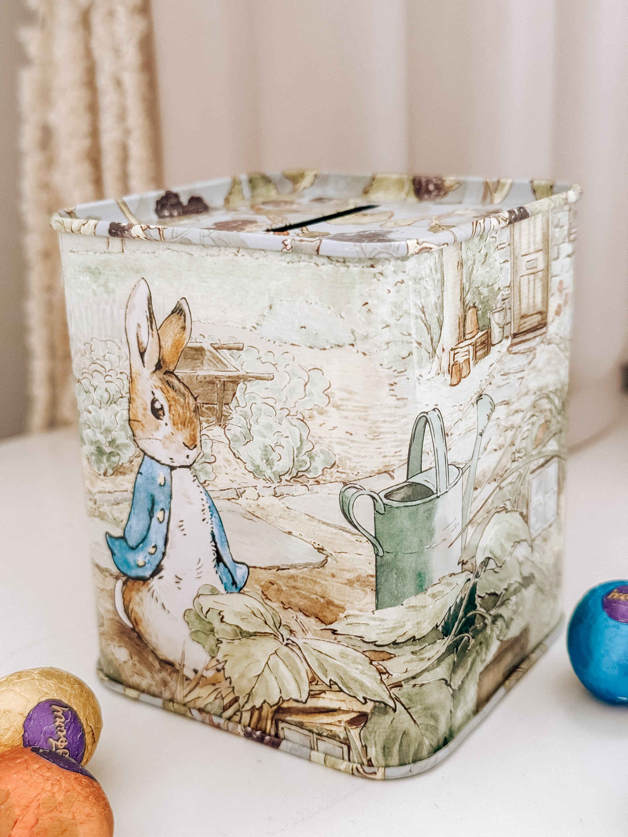 Peter Rabbit Money Box Tin by Tinco | The Playful Collective